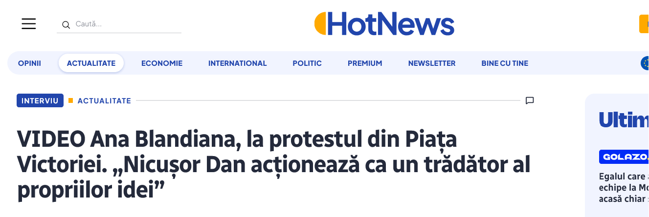 Blandiana, cenzurată de Hotnews după ce a spus de Nicușor: ”N-am nicio ...